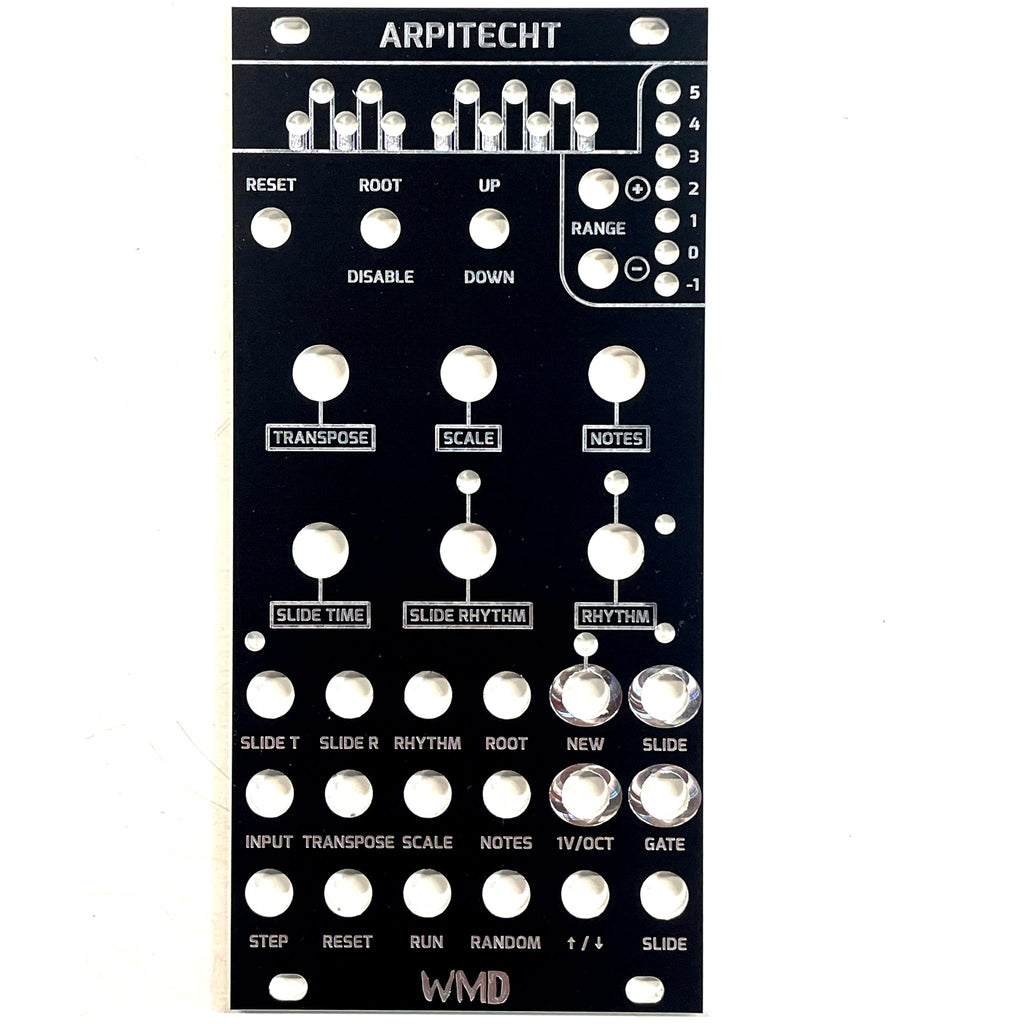 Black Panels for WMD Eurorack Modules